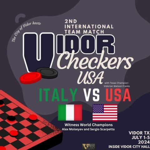 City of Vidor Hosting International Checkers Tourney – Orange County ...