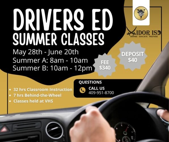 Vidor ISD Opens Registration for Summer Drivers Ed Program – Orange ...