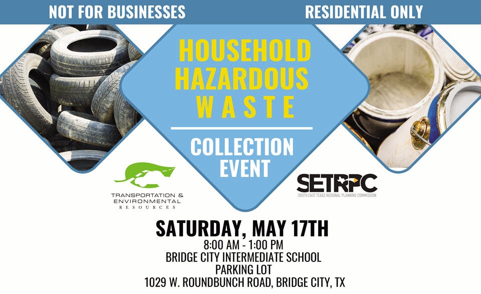 Southeast Texas Regional Planning Commission to Host Household ...
